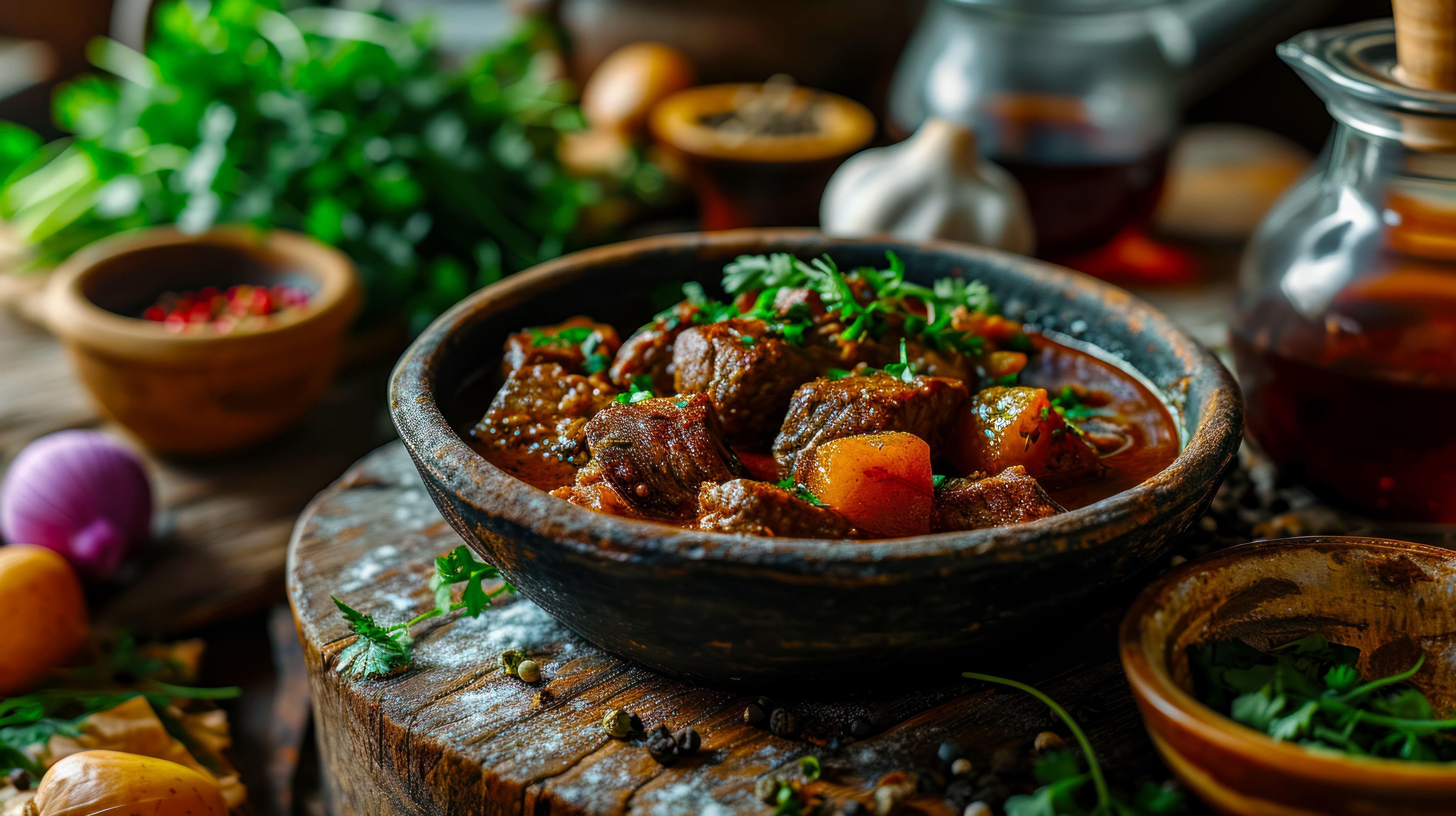 Coorg Style Pandi Curry (Pork Curry) 🍛🐖 with Vinessence Kachampuli 🍷🌿