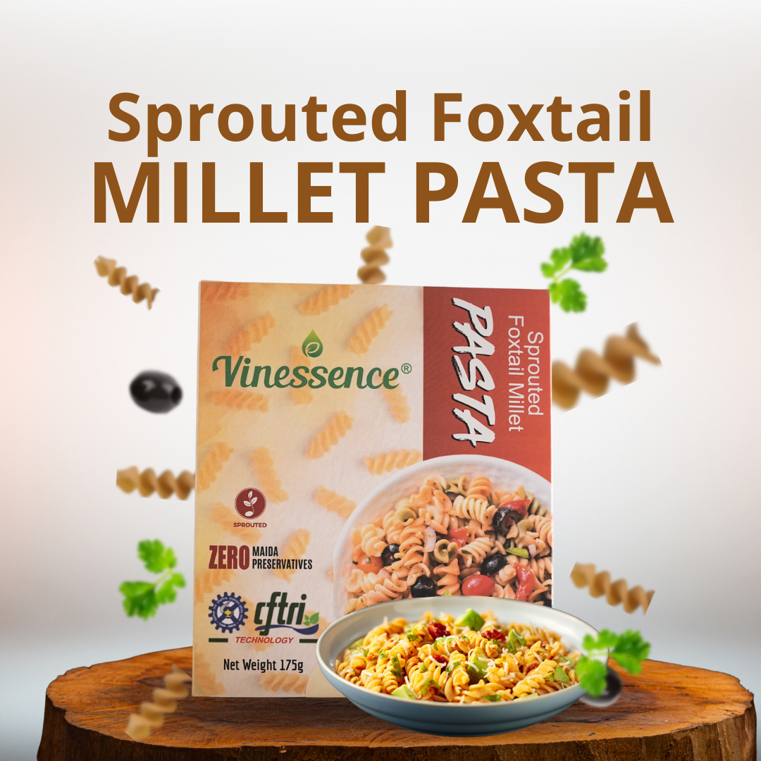 Sprouted Foxtail Millet Pasta – Vinessence
