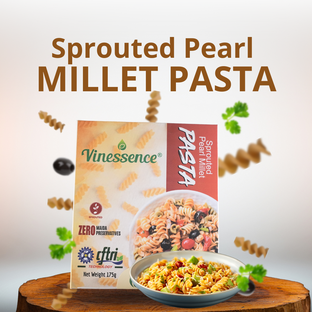 Sprouted Pearl Millet Pasta – Vinessence