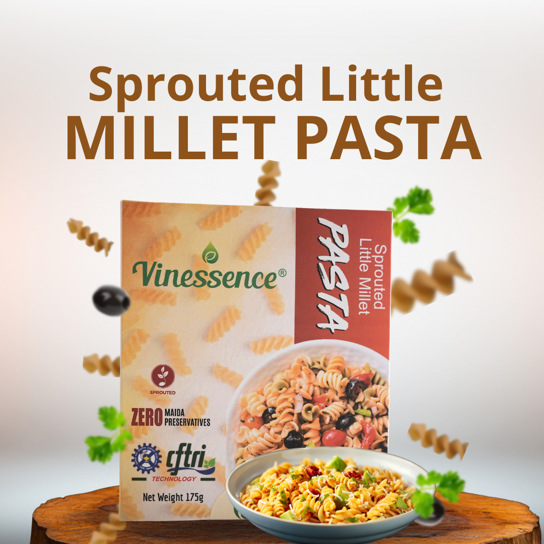 Sprouted Little Millet Pasta – Vinessence
