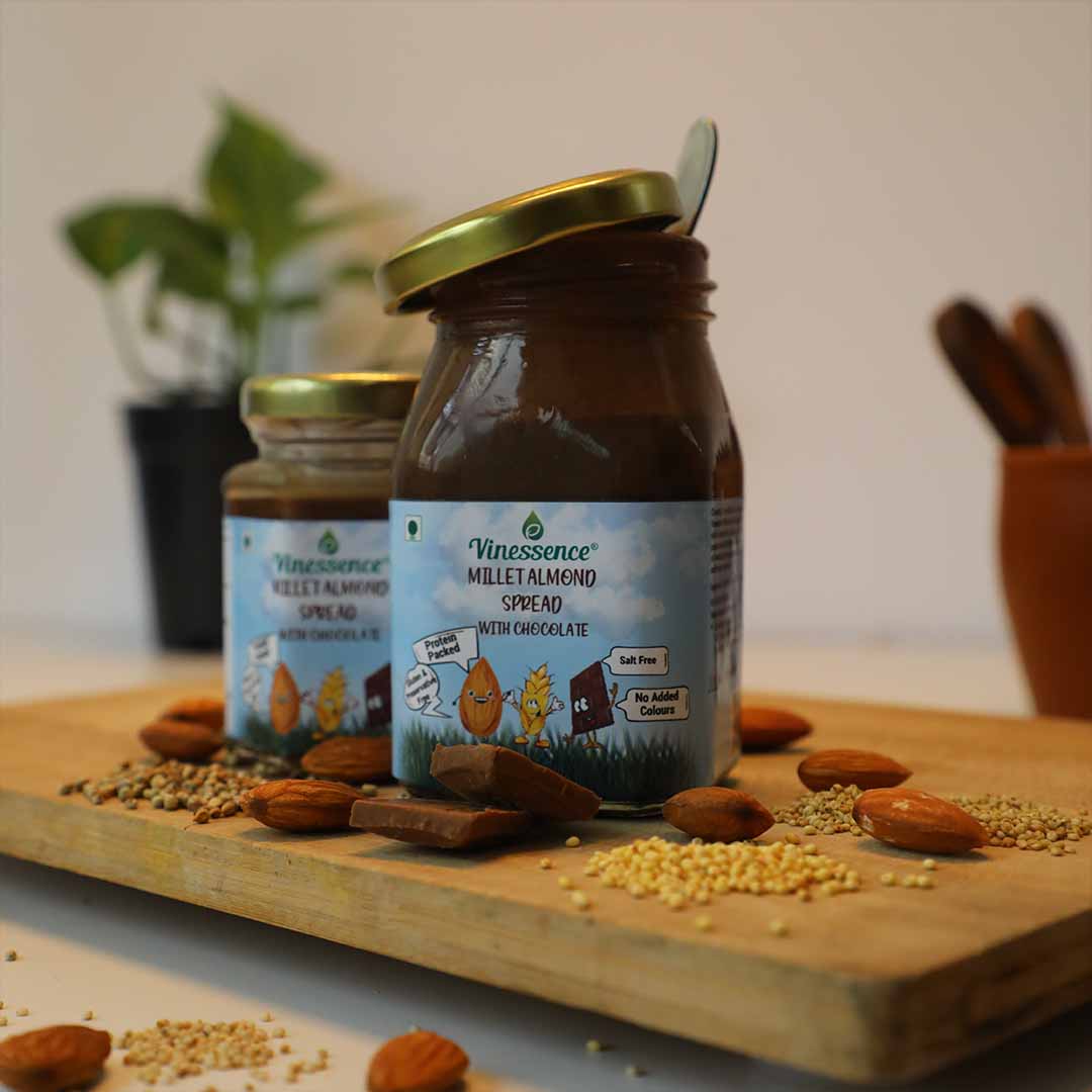 Millet Almond Spread with Chocolate – Vinessence
