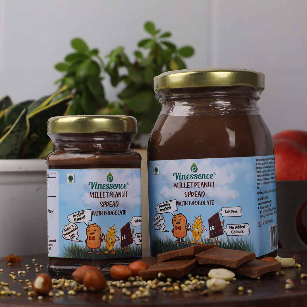 Millet Peanut Spread with Chocolate – Vinessence